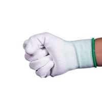 China 13gsm ESD Cut Resistant Gloves with Conductive Carbon Fiber PU Palm - 20-23cm Length, 0.9-1mm Thickness for sale