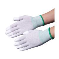 China 13gsm ESD Cut Resistant Gloves with Conductive Carbon Fiber PU Palm - 20-23cm Length, 0.9-1mm Thickness for sale