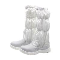 China White Cleanroom Safety Shoes with ESD 10^7Ω-10^9Ω Anti-Static & Steel Toe Cap - Washable Mesh Design for sale