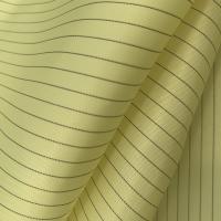 China 5mm ESD Grid Polyester Anti-Static Fabric for Clean Room Clothing - 98% Polyester 2% Conductive - 10⁶ to 10⁹ Ohm Range for sale