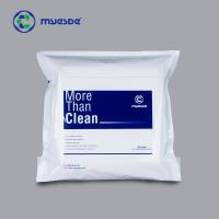 China 4inch 120g Industrial 2ply Cleanroom Wiper Super Soft 100% Polyester Cleaning Wipers for sale