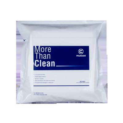 China Lint Free Polyester Pharmaceutical Wipes 9inch 240gsm Disposable Class 10000 PCB Cleaning for sale