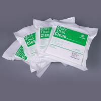 China 230g Knitted Microfiber Cleanroom Wipes 9x9 Inch with Laser-Cut Edge for ISO Class 3-8 Environments for sale