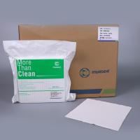 China 6x6 Inch 180g Cleanroom Microfiber Wipes Class 10-100 Industrial Cleaning Cloth for sale