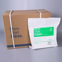 China 230g Knitted Microfiber Cleanroom Wipes 9x9 Inch with Laser-Cut Edge for ISO Class 3-8 Environments for sale