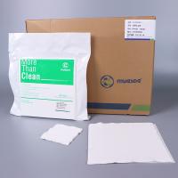China 230g Knitted Microfiber Cleanroom Wipes 9x9 Inch with Laser-Cut Edge for ISO Class 3-8 Environments for sale