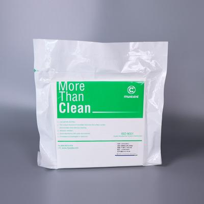 China Laser Cut Class 100 Microfiber Cleanroom Wipes 6 Inch 230Gsm 100pcs for sale