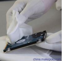 China 4x4 Inch 68g Cleanroom Nonwoven Paper Wiper for ISO Class 4-6 Dust-Free Applications for sale