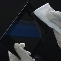 China 6*6 100pcs 110g Disposable 100% Polyester Microfiber Electronic Cleanroom Cleaning Wipers for sale