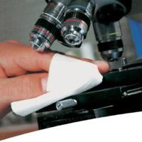 China 4 Inch 195 GSM Microfiber Cleanroom Wiper for Electronic Workshop Class 10-1000 for sale