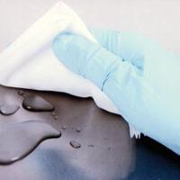 China 80-Piece Cleanroom Wipes Sample with 120 g/m² Basis Weight and 38% IPA/DI Water Saturation for sale