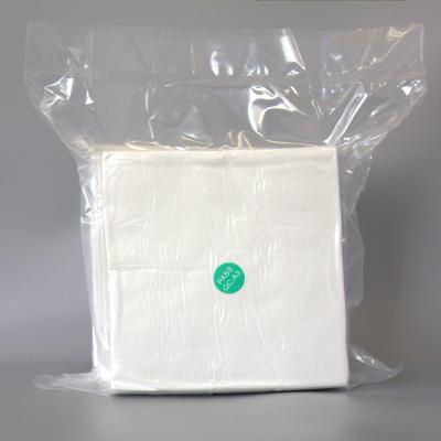 China 100pcs 110g Dust Free Cleanroom Wipes 6x6 Polyester Microfiber Cleaning Wiper for sale