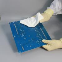 China Wholesale 9 Inch Anti-static Cleanroom Nonwoven Wipers 144 gsm for ISO Class 3-8 for sale