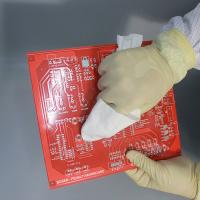 China 6x6 Inch 100pcs 180g Class 10-100 Microfiber Cleanroom Wiper for Industrial Use for sale
