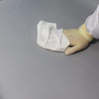 China Global Agents Unscent Presaturated Cleanroom Wipes 40pcs 120g/m² Nonwoven Water Wet Wipes for ISO Class 3-8 Environments for sale