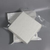 China 9x9 Lint Free Disposable Cloths 110g Laser Cut Dust Free Micro Fiber Wiper 100% Polyester Knit for sale
