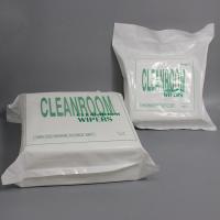 China 100% Polyester Cleanroom Wipes 4x4 Inch Laser Sealed Edge Lint Free Cloth 115 GSM for sale