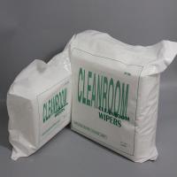 China 100% Polyester Cleanroom Wipes 4x4 Inch Laser Sealed Edge Lint Free Cloth 115 GSM for sale