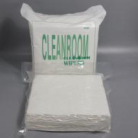 China Class 1000 Lint Free Dry Wipes 4 Inch Polyester Cleanroom Wiper Ultrasonically Sealed High Absorbent for sale