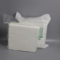 China Oil Absorbing Cleanroom Polyester Wipes 9 Inch Dust Free Disposable 123 gsm for sale