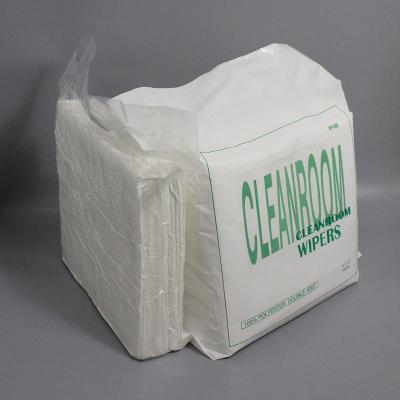 China 6 Inch 100% Polyester Cleanroom Wiper Laser Sealed Edge 150pcs per Bag for sale