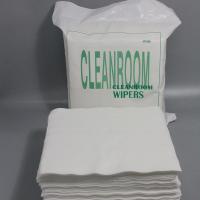 China 4x4 Cleanroom Polyester Wipes Polyester Laboratory Cleaning Wipes Dust Free for sale