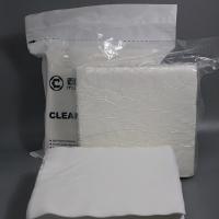 China Knit 2 Ply Cleanroom Polyester Wipes 135 gsm Lint Free Sterile Ultrasonic Sealed Edge for sale