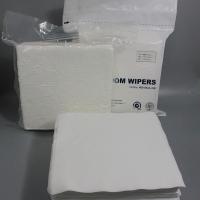 China 9x9 Nonwoven Polycellulose Wipes 56g Lint Free Cleanroom Cloth for sale