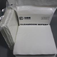 China Cellulose Polyester Cleanroom Wipes 9x9 Nonwoven Low Lint White for ISO Class 6 Lab Cleaning for sale