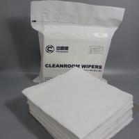 China Customized 9inch 100% Polyester Cleanroom Wiper Sealed Edge 123gsm for Electronic Industry for sale