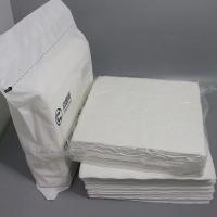 China Industrial White Cleanroom Wipers 9x9 Heavy Duty Nonwoven Dust Free 45% Polyester 55% Cellulose for sale