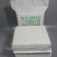 China Laser Cut Lint Free Polyester Cellulose Cleanroom Wipes 9x9 300pcs for sale