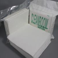 China Cellulose Polyester Cleanroom Wipes 9x9 Nonwoven Low Lint White for ISO Class 6 Lab Cleaning for sale