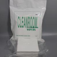 China 9 Inch Industrial Lint Free Polyester Wipes 2 Ply 168 gsm Cleanroom Wipers for sale