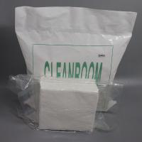 China Knitted Polyester Nonwoven Cleaning Wipes 2 Ply Sterile Lint Free 135 gsm for sale
