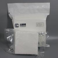 China Industrial White Cleanroom Wipers 9x9 Heavy Duty Nonwoven Dust Free 45% Polyester 55% Cellulose for sale