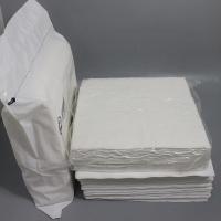 China Industrial White Cleanroom Wipers 9x9 Heavy Duty Nonwoven Dust Free 45% Polyester 55% Cellulose for sale