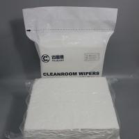 China Laser Cut Lint Free Polyester Cellulose Cleanroom Wipes 9x9 300pcs for sale