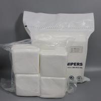China Pre-Wetted Cleanroom Wipes 55% Cellulose 45% Polyester Hydroentangled Nonwoven for ISO Class 6 Applications for sale