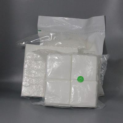China 12 Inch 68 Gsm Cleanroom Paper - Class 100 Lint-Free Polyester Cloth with Laser Sealed Edges for sale