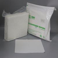 China Spunlace Lint Free Disposable Microfiber Cleanroom Wiper 173 gsm 4x4 inch for sale