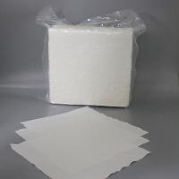China 12 Inch 175g Knitted Microfiber Cleanroom Wiper Laser Cut Sealed Edge 75 Polyester 25 Nylon for sale