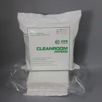 China 12 Inch 175g Knitted Microfiber Cleanroom Wiper Laser Cut Sealed Edge 75 Polyester 25 Nylon for sale