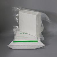 China High Absorbent 4x4 Inch 100% Microfiber Cleanroom Wipes Laser Cut Class 100 ISO 4 for sale