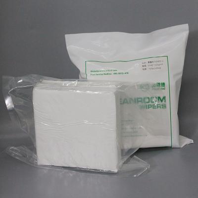 China 12x12 Inch 100 Pcs 175gsm High Absorption 2 Layer Polyester Microfiber Wiper for Camera Lens for sale