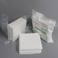 China Laser Cut Cleanroom Polyester Wipes 135 gsm ISO Class 3 Sterile Industrial Dry Wipes for sale