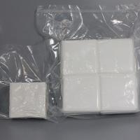 China High Absorbent 4x4 Inch 100% Microfiber Cleanroom Wipes Laser Cut Class 100 ISO 4 for sale