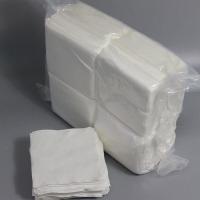 China Class 100 Cleanroom Polyester Wipes 135 gsm Dry Sterile Knit Industrial Cleaning Wipes for sale