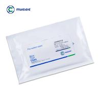 China Sterile Meltblown Pre-Saturated 70% IPA Cleanroom Wipes 9x9 Inch with 120 g/m² Basis Weight for sale