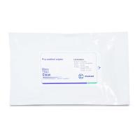China Microfiber Industrial IPA Clean Room Wipes 20x20cm with 120 g/m² Basis Weight and 70% Isopropyl Alcohol for sale